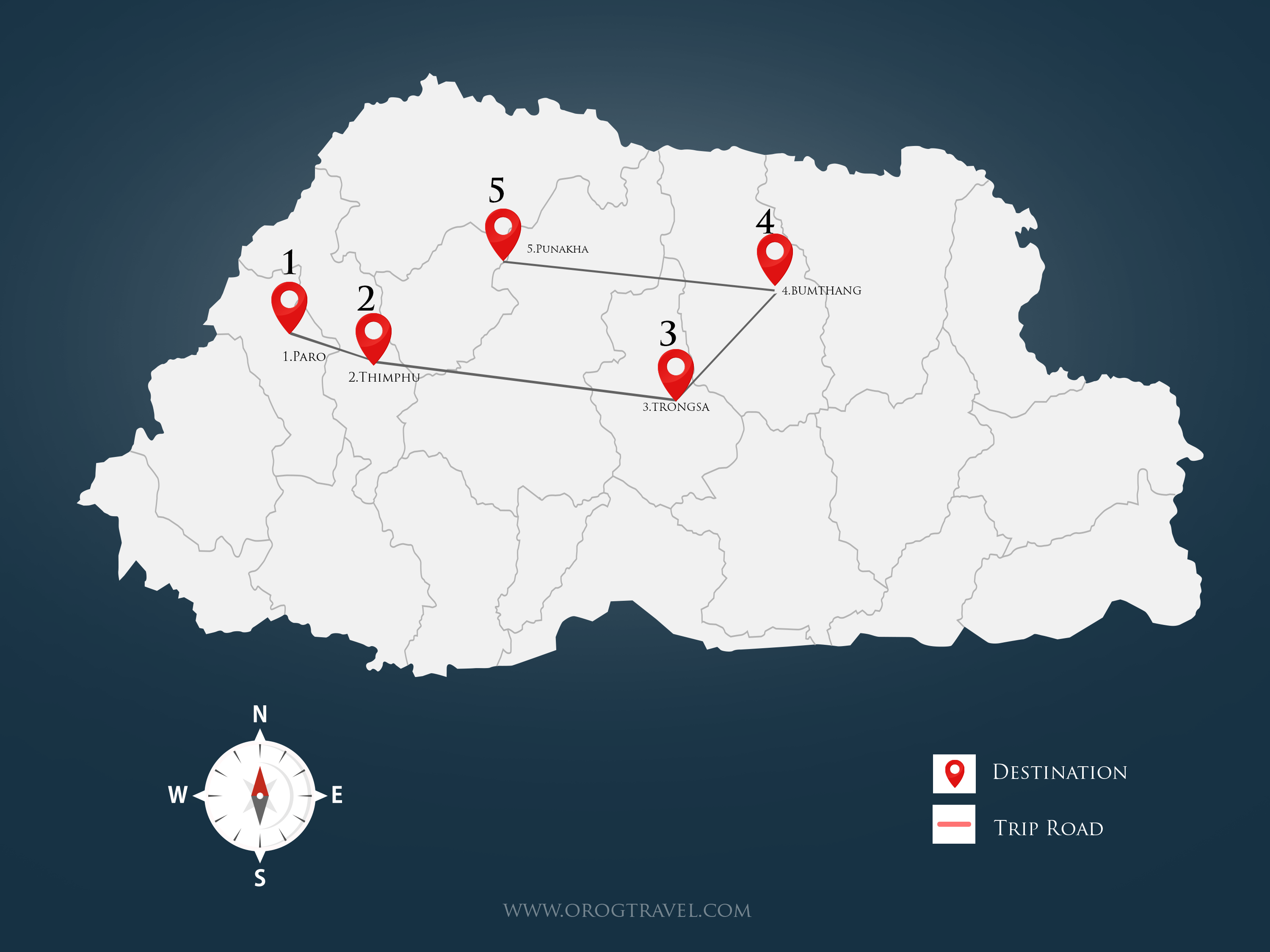 Bumthang Owl Trek – 14 days/ 13 nights - Orog Travel Orog Travel